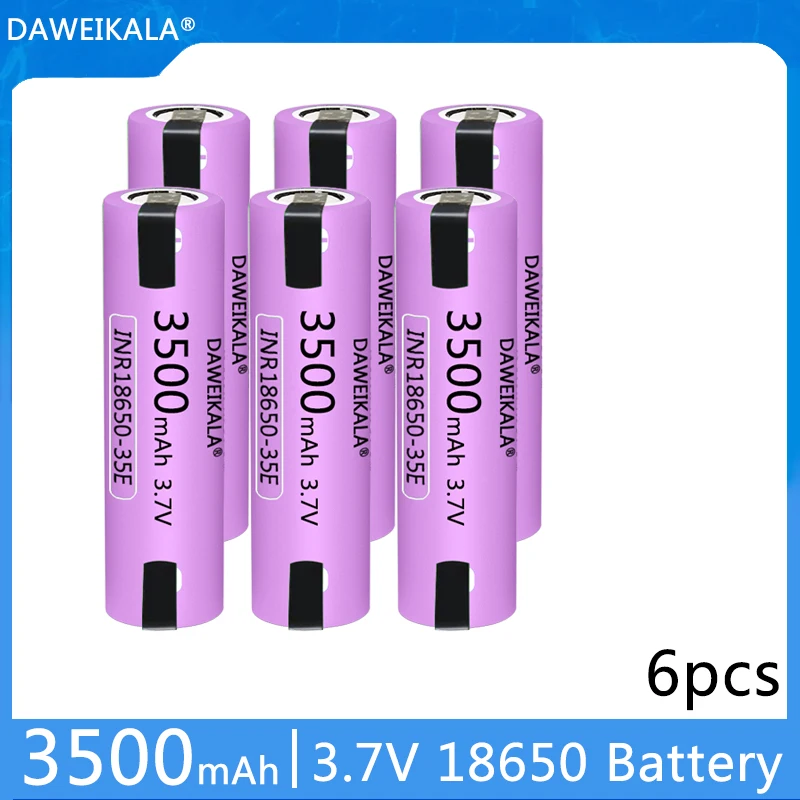 2023 New 35E 18650 3500mah High Power Discharge Rechargeable Battery ...