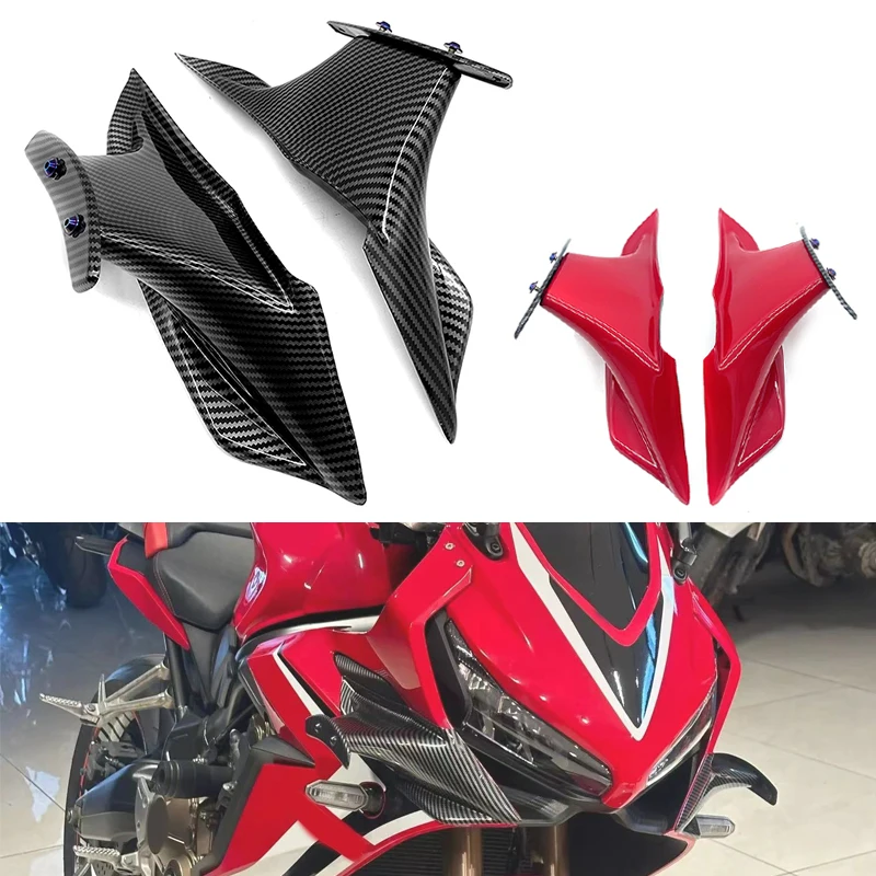 For-HONDA-CBR-650R-2019-2023-Fairing-Parts-Aerodynamic-Wing-Kit-Fixed ...
