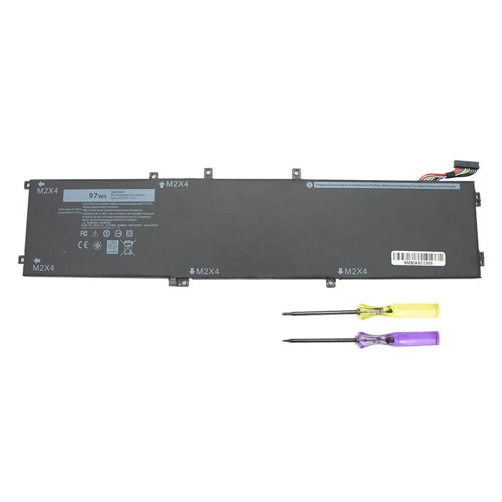 New OEM 97Wh 6GTPY Battery For Dell Precision 5520 5530 XPS 15 9560 ...