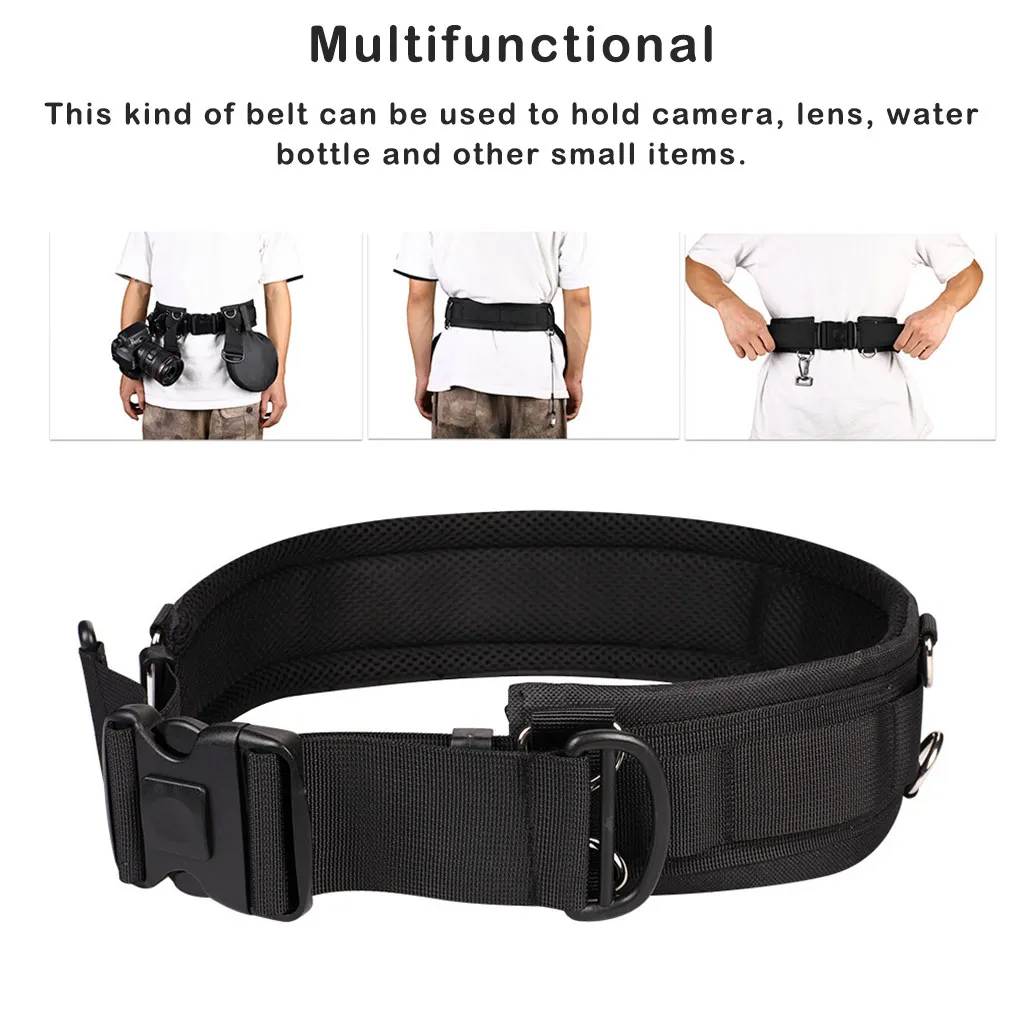 Camera-Waist-Belt-Camping-Hanging-Lens-Strap-Buckle-Case-Nylon-Water ...