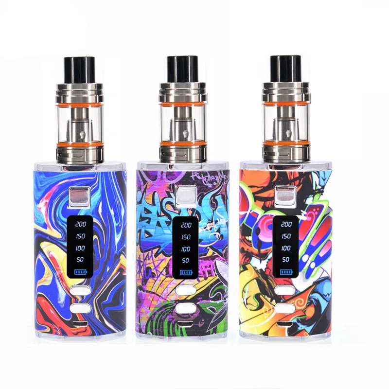 200W-Electronic-Cigarettes-Vape-Mod-Kit-4400mah-Build-in-Battery-with-0 ...