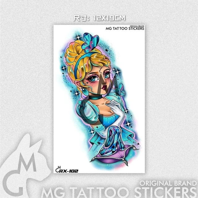 Cinderella Pin Up Tattoo