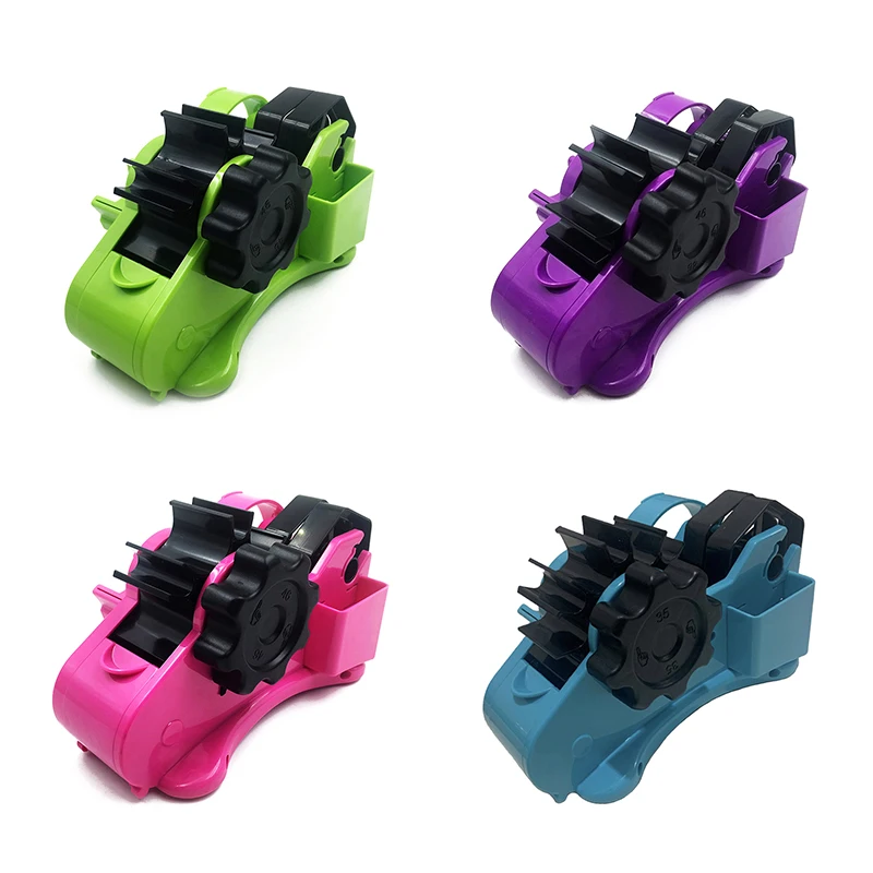 Semi-automatic Tape Dispenser Multi-roll Tape Holder Tape Cutter Purple ...