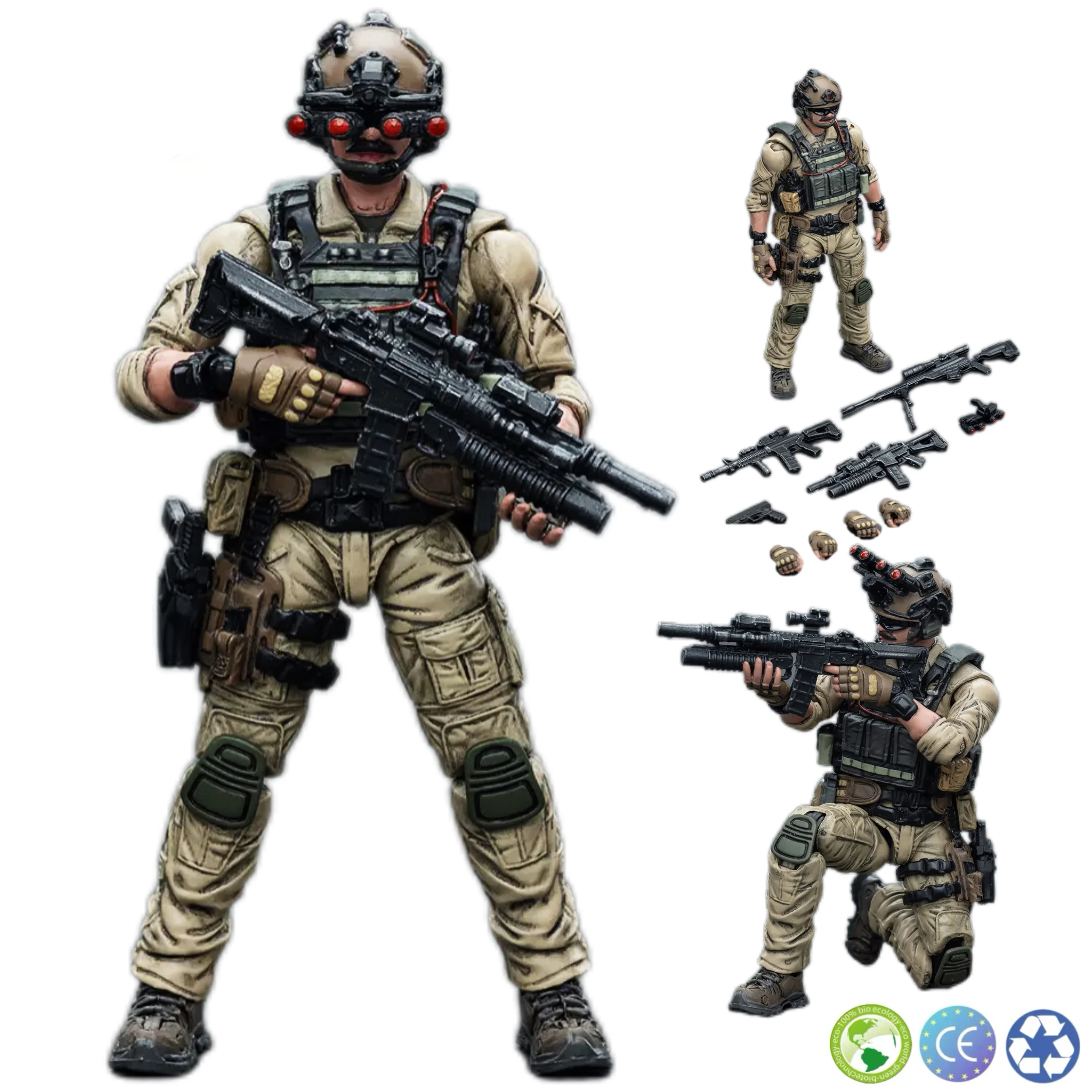 JOYTOY-JT-7554-1-18-Ranger-soldado-de-la-Segunda-Guerra-Mundial-modelo ...