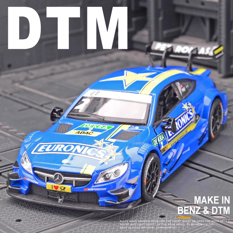 1:32 Mercedes Benz C63 DTM Rally Car Alloy Model Car Toy Diecasts Casting Sound and Light Car ...