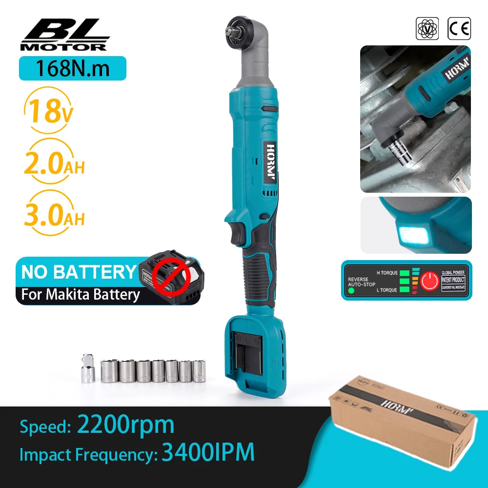 18V-168N-n-Cordless-Brushless-Impact-Electric-Right-Angle-Wrench ...