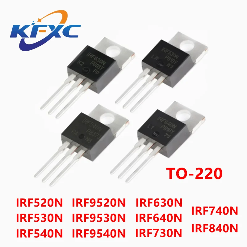 10Pcs New IRF520N IRF530N IRF540N IRF630N IRF640N IRF730 IRF740 IRF840 ...