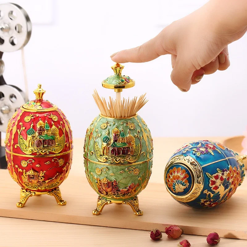 1Pc-Nordic-Retro-Automatic-Push-type-Toothpick-Box-Luxury-Household ...