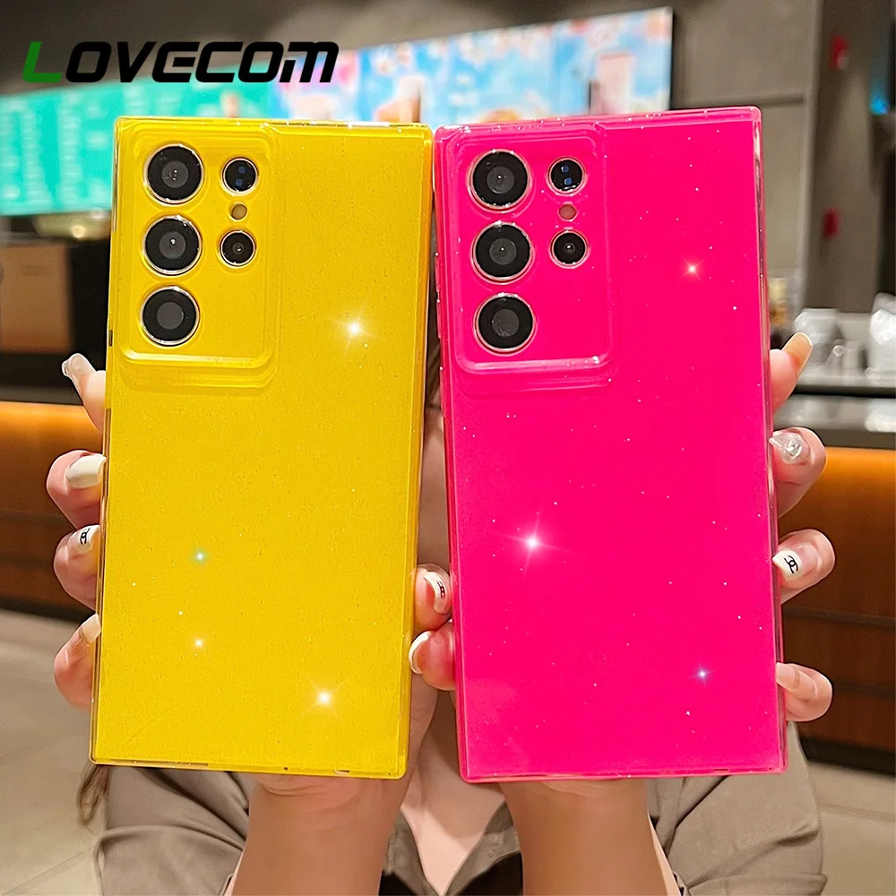 Shining-Neon-Candy-Color-Phone-Case-For-Samsung-S24-S23-Plus-S23-Ultra ...