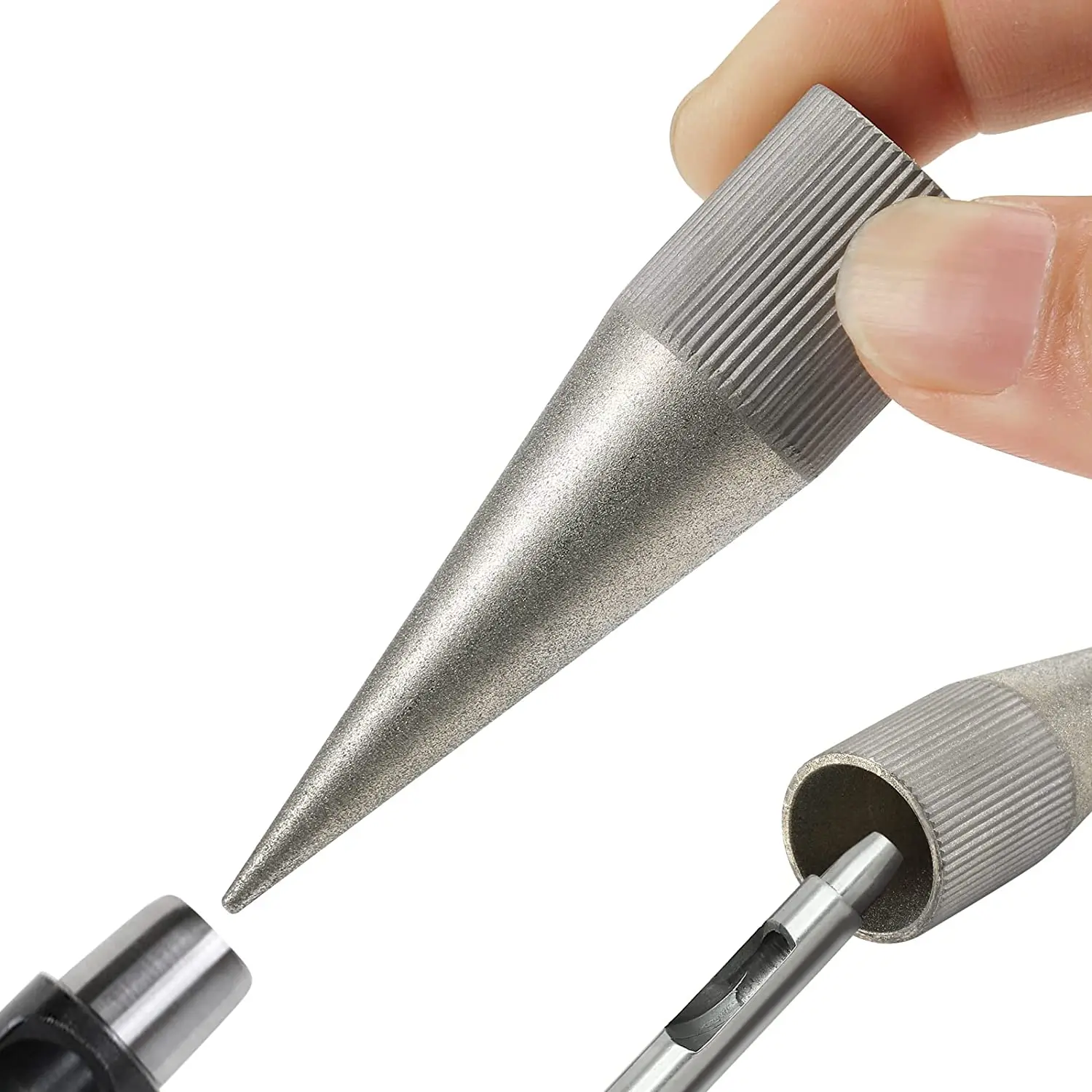 Leather-Emery-Round-Hole-Punch-Polisher-Grinder-DIY-Leather-Punch-Edge ...