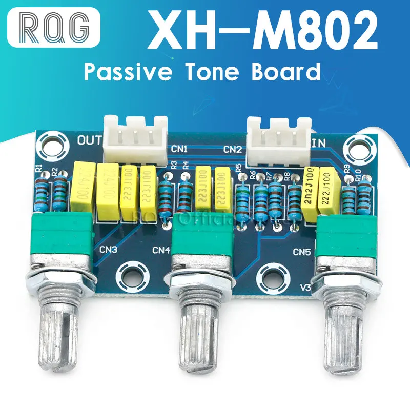 XH-M802 Passive Tone Board Amplifier Preamp Power Module Low High Sound ...