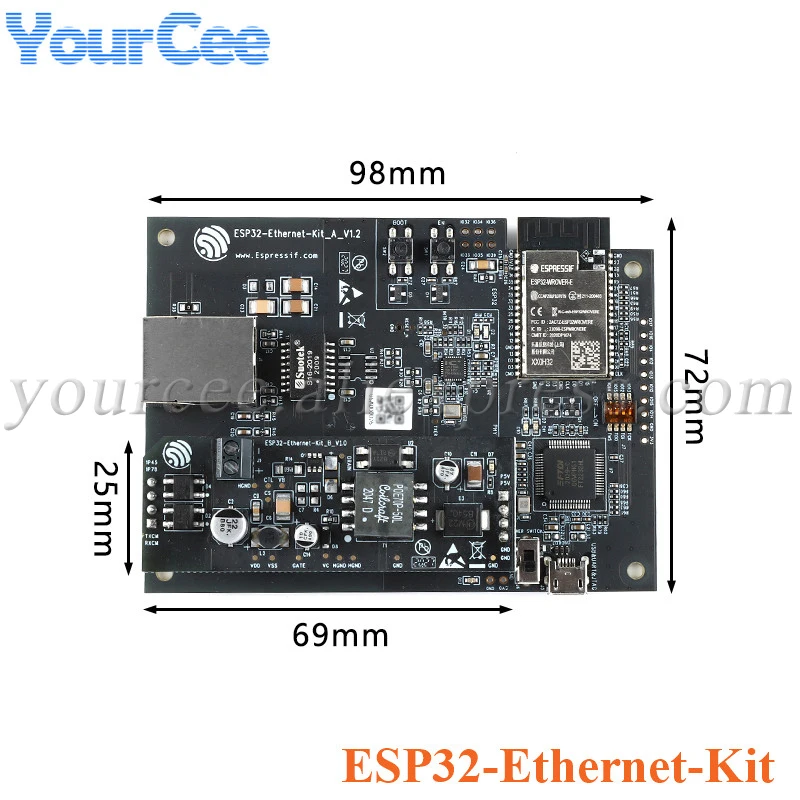 ESP32 Ethernet Kit ESP32 Ethernet Kit Ethernet to WiFi Development ...