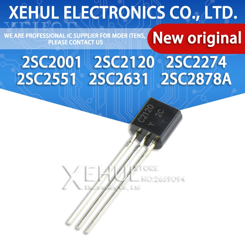 Free Shipping 50pcs/lot C2001 2sc2001 Npn Transistor Silicon To-92 ...