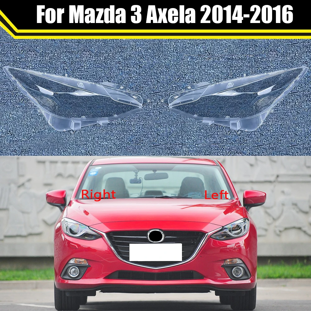 For-Mazda-3-Axela-2014-2015-2016-Headlamp-Case-Car-Front-Glass ...