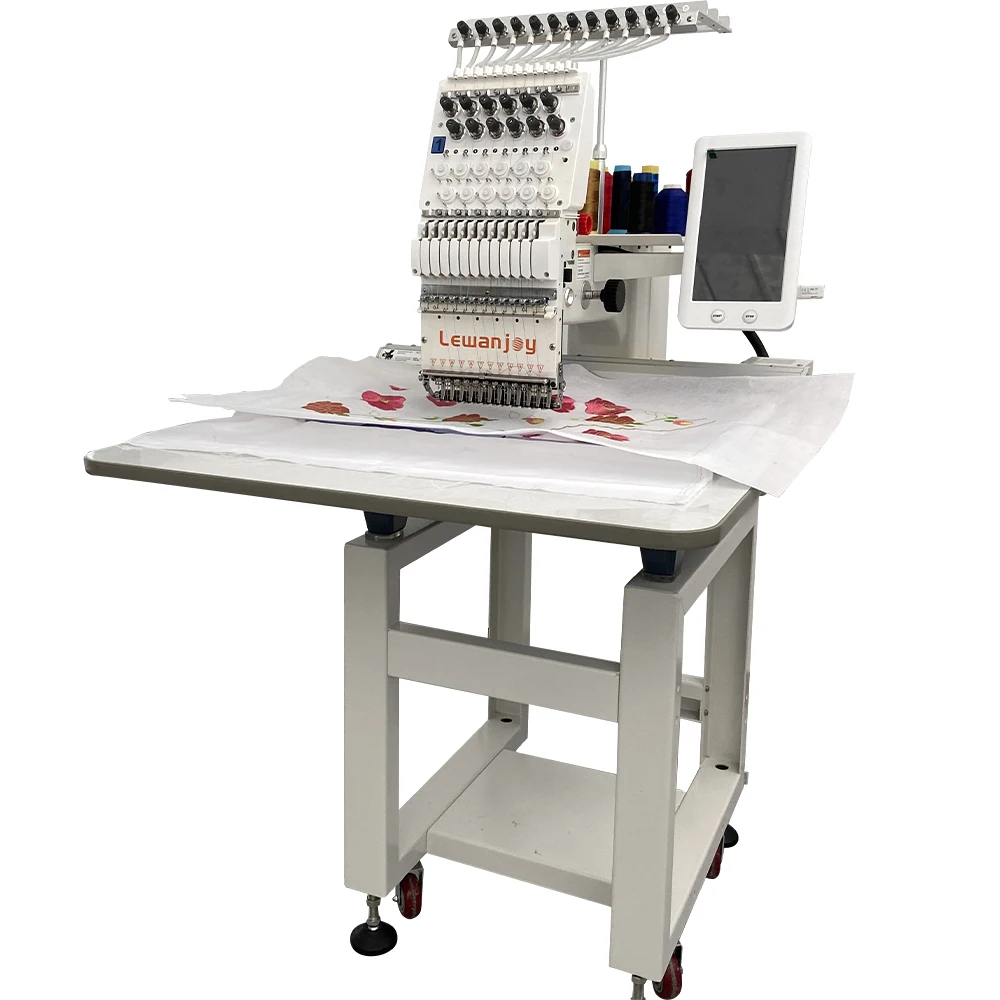 LEWANJOY-One-Head-Embroidery-Machine-With-15-Needles-Automatic ...