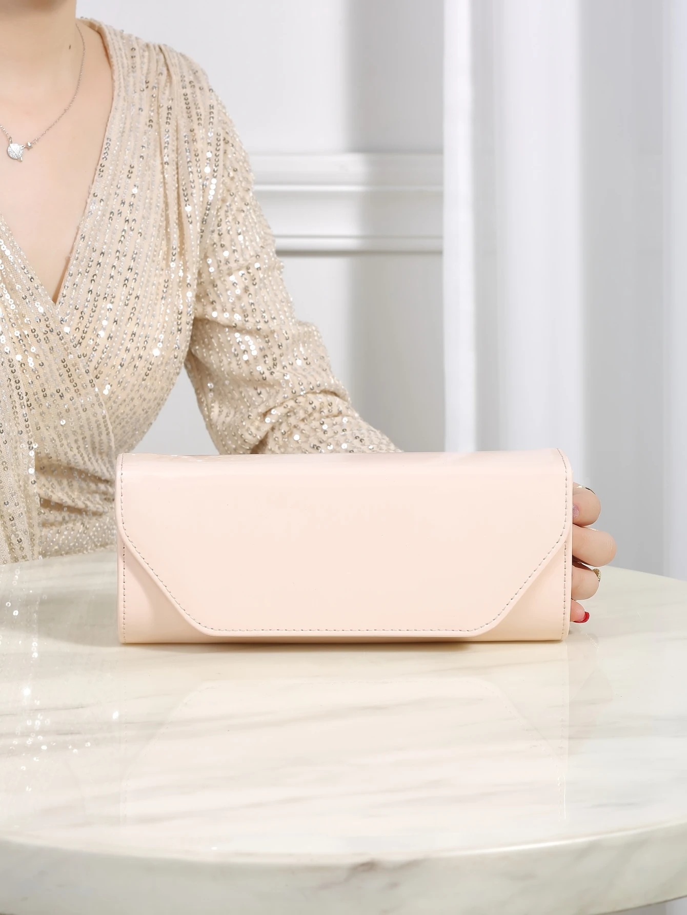 Glittery-luxurious-shiny-envelope-evening-bag-women-s-clutch-bag-with ...