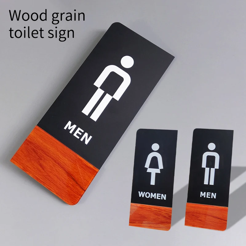 1pc-Vintage-Bathroom-Door-Signs-Plaque-Acrylic-Toilet-Signage-Men-And ...