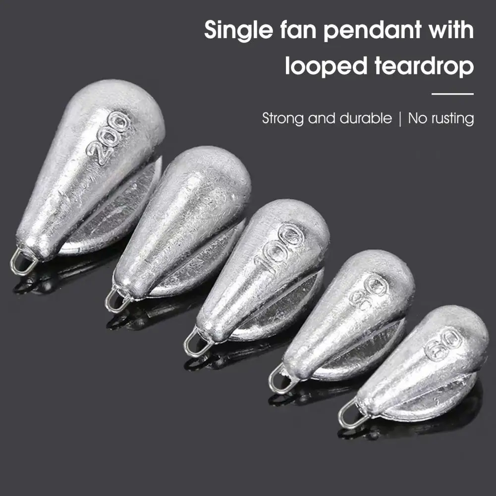 60g-80g-100g-125g-150g-200g-250g-300g-Fishing-Weight-Sinker-Water-Drop ...