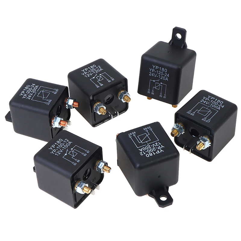 High Current 4 Pin Car Relay WM686 Dual Battery Isolated 12V 24V 200A ...