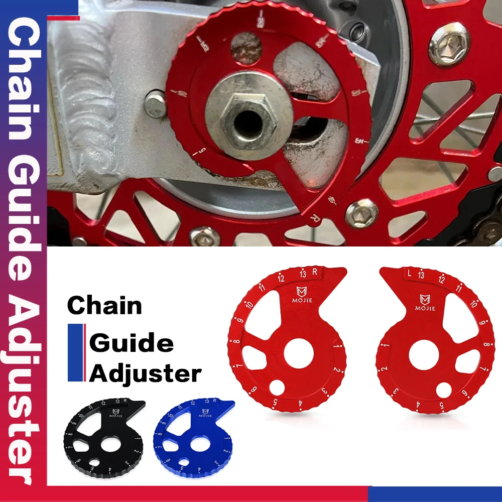 Motorcycle-CNC-Chain-Guide-Adjuster-Regulator-Kit-For-Yamaha-TW200-2005 ...