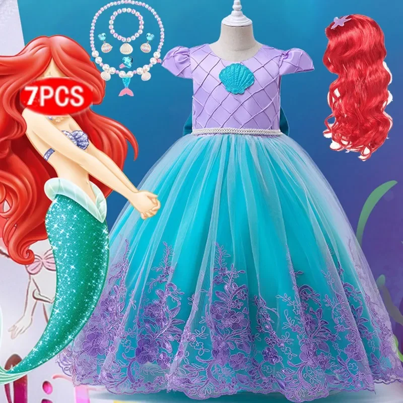 Girl-Princess-Mermaid-Costume-for-Cosplay-Children-Birthday-Party ...