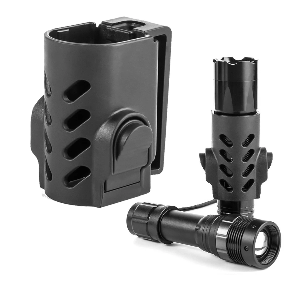 Outdoor-Flashlight-Case-Pouch-Holster-Torch-Cover-Belt-Clip-LED ...