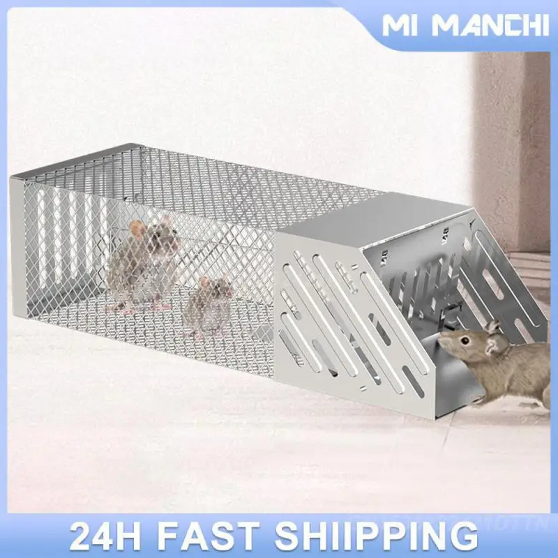 Mousetrap-Rat-Rodent-Exterminator-Safety-Mouse-Cage-Iron-Net-Mouse-Trap ...