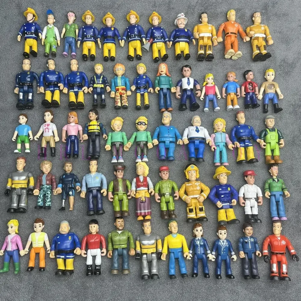 Original Multi Style Firefighter Sam and His Team Friendly Friends ...