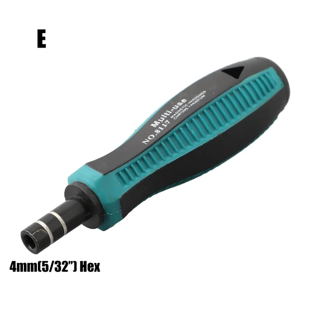 1pc 6.35mm 4mm Hex 5mm Round Screwdriver Handle Magnetic Screw Driver ...