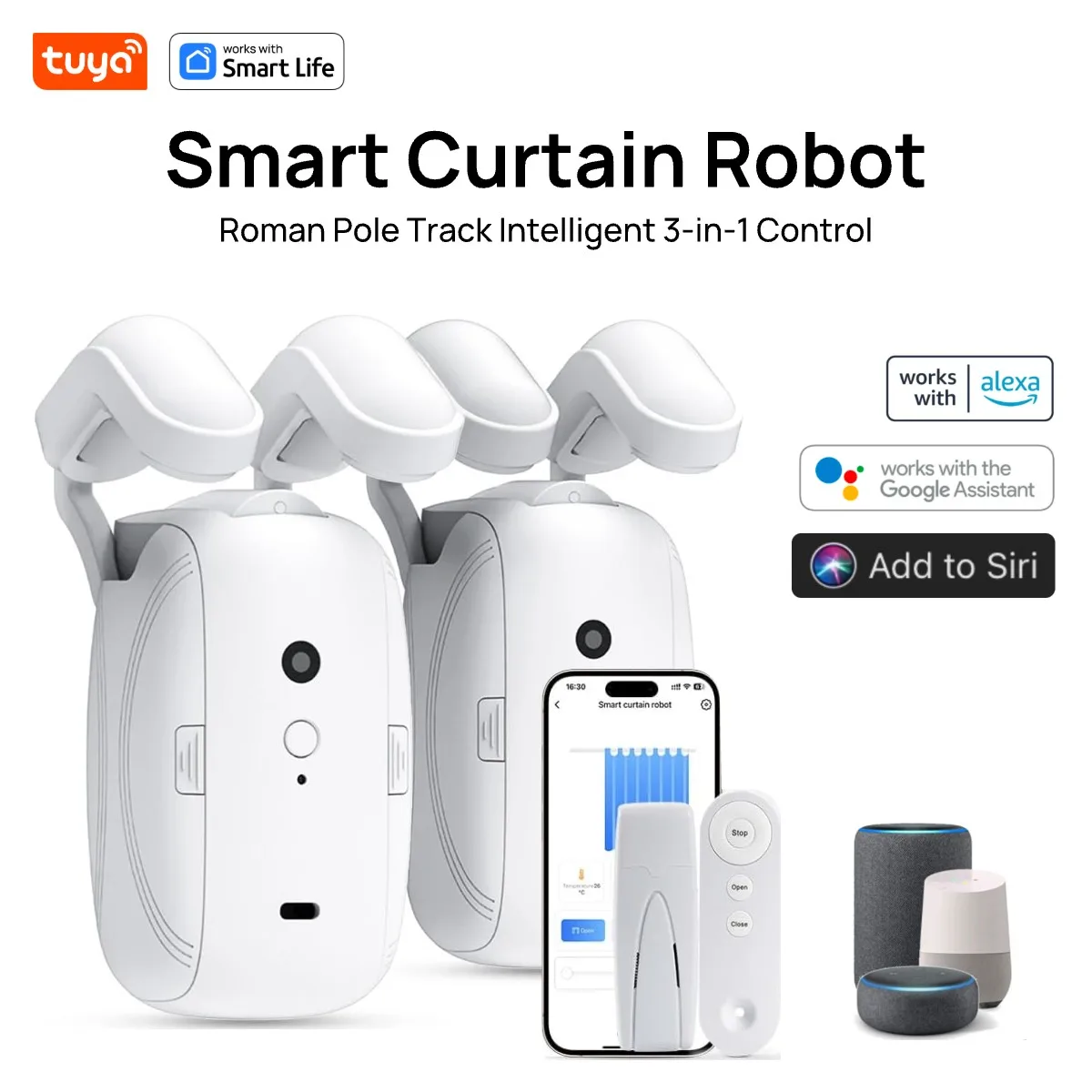 Tuya-Smart-Curtain-Robot-Intelligent-3-in-1-Control-Tuya-App-Remote ...
