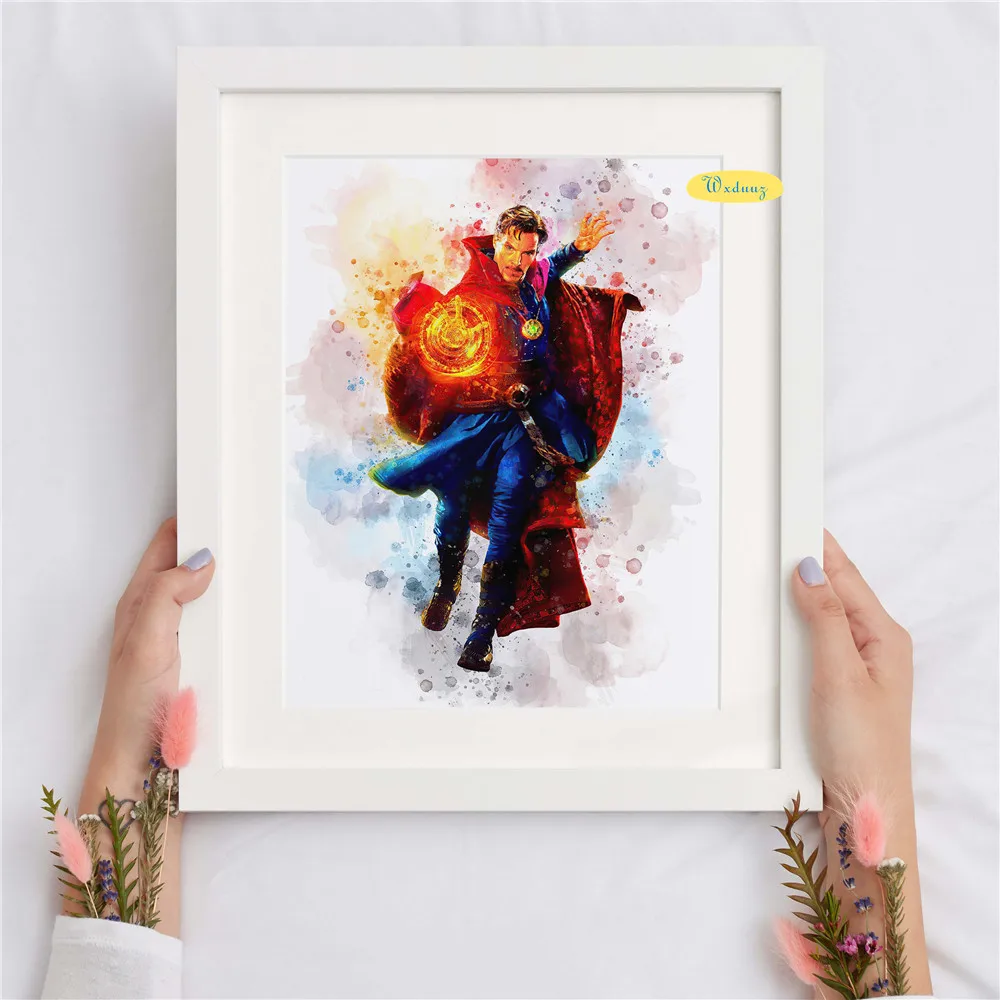 Watercolor Super Heroes