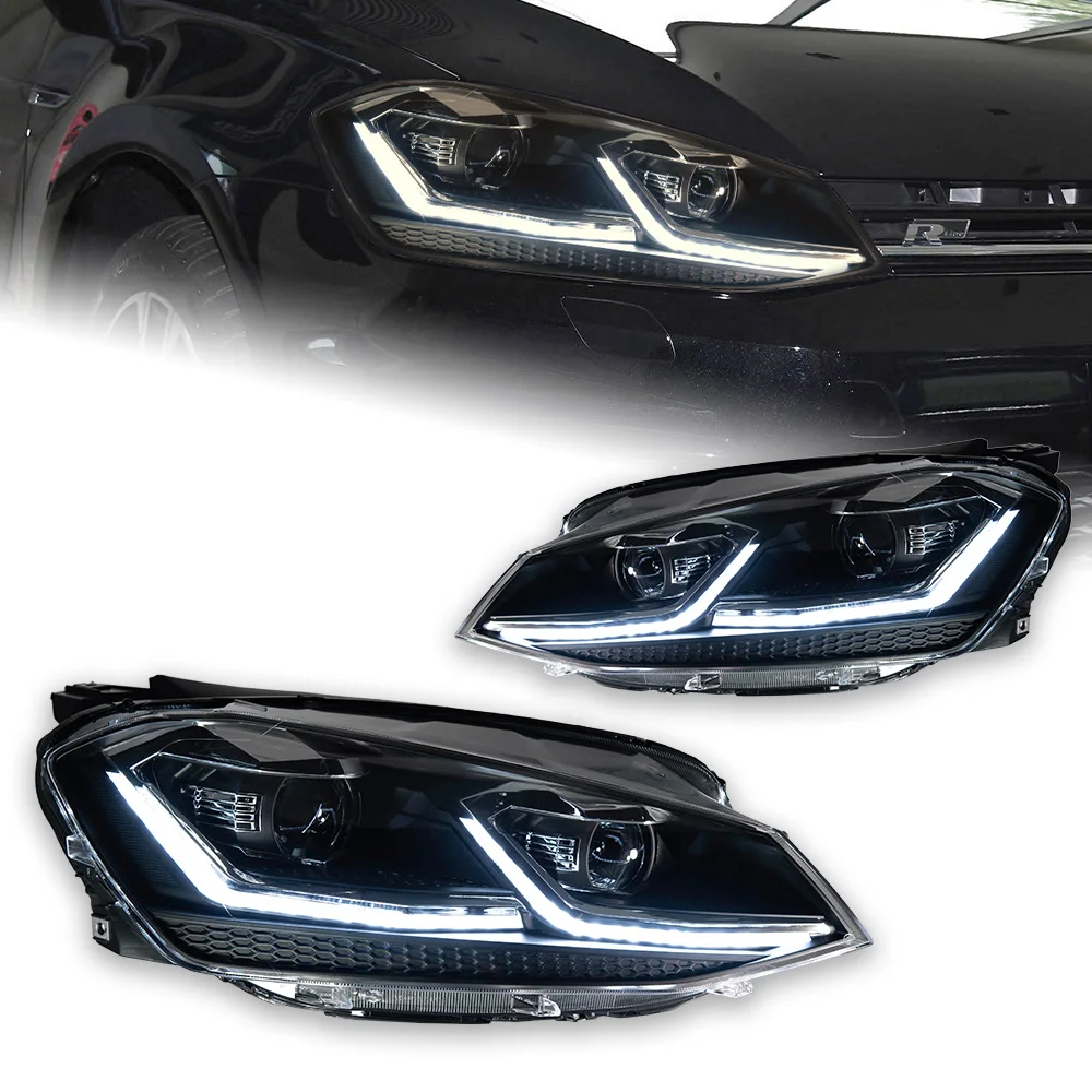 AKD-Car-Styling-for-VW-Golf-7-MK7-LED-Headlight-Golf7-5-R-LINE-Design ...