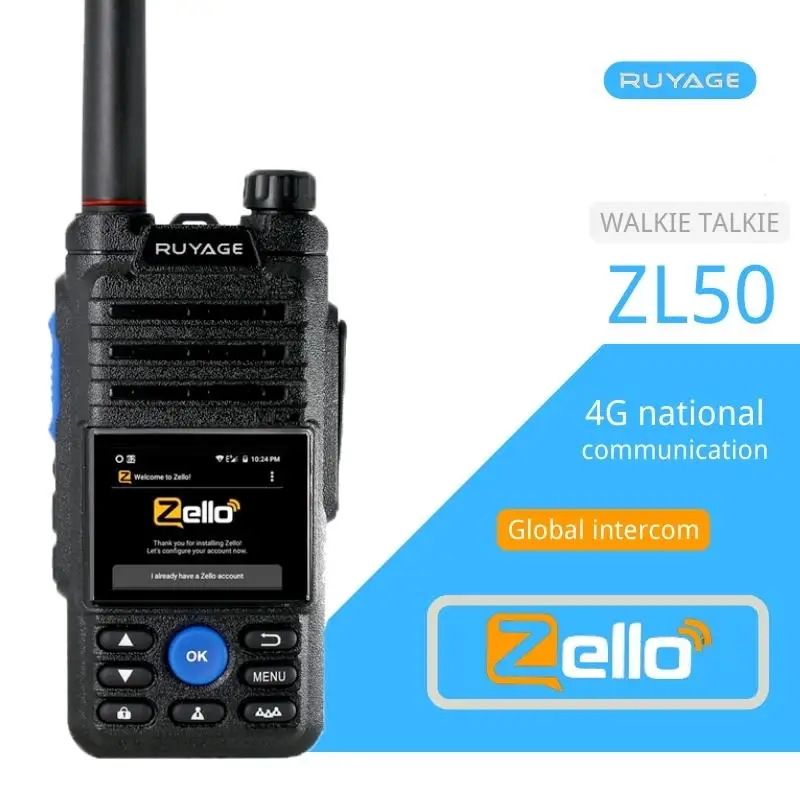Ruyage-ZL50-Zello-Walkie-Talkie-R-dio-4G-com-cart-o-SIM-WiFi-Bluetooth ...