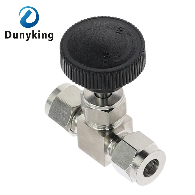 Adjustable needle valve OD 3 4 6 8 10 12 14mm 1/8" 1/4" Compression ...