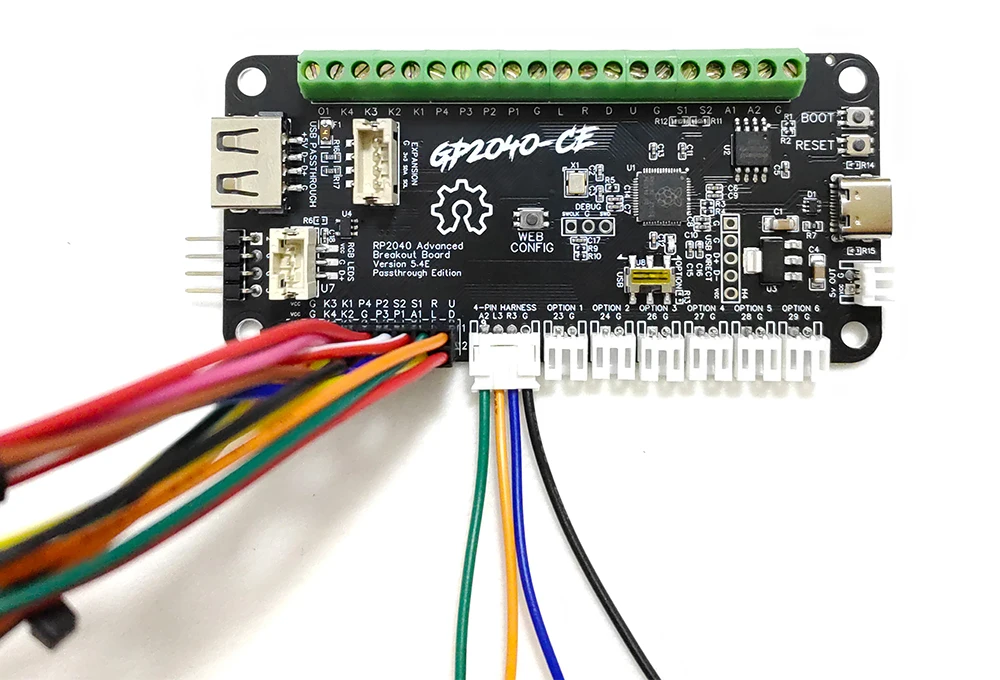 GP2040-CE Open Source RP2040 Advanced Breakout Board USB Passthrough E ...