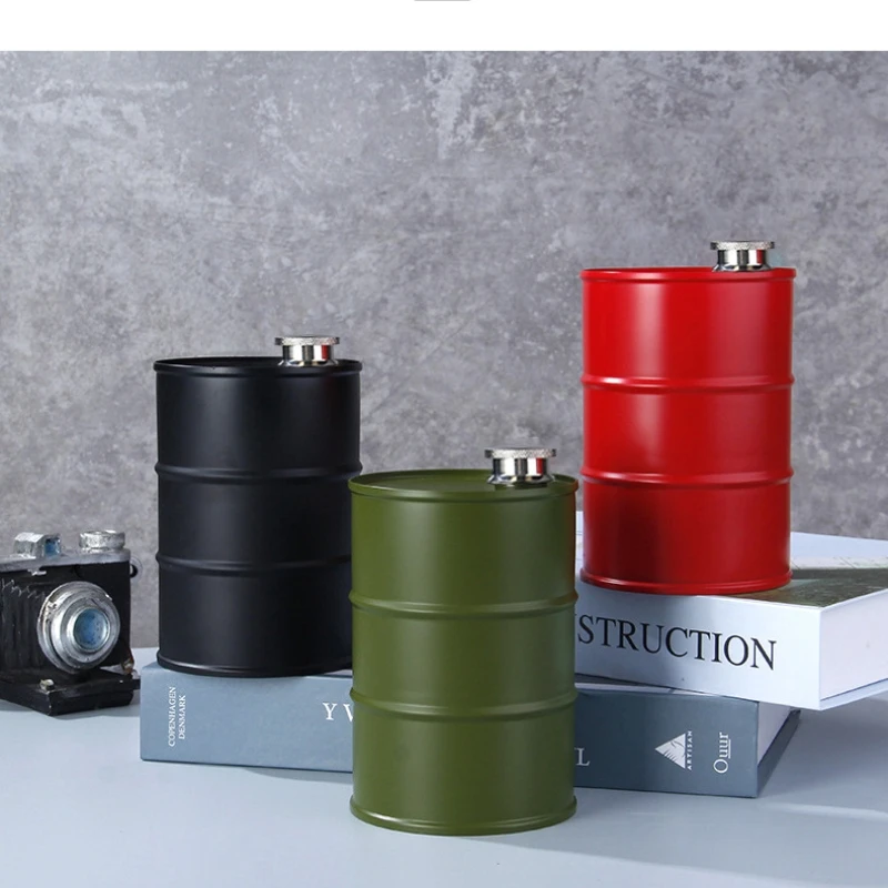 25oz-Vodka-Oil-Drums-Whisky-Flagon-Oil-Barrel-Vodka-Whiskey-Jug ...