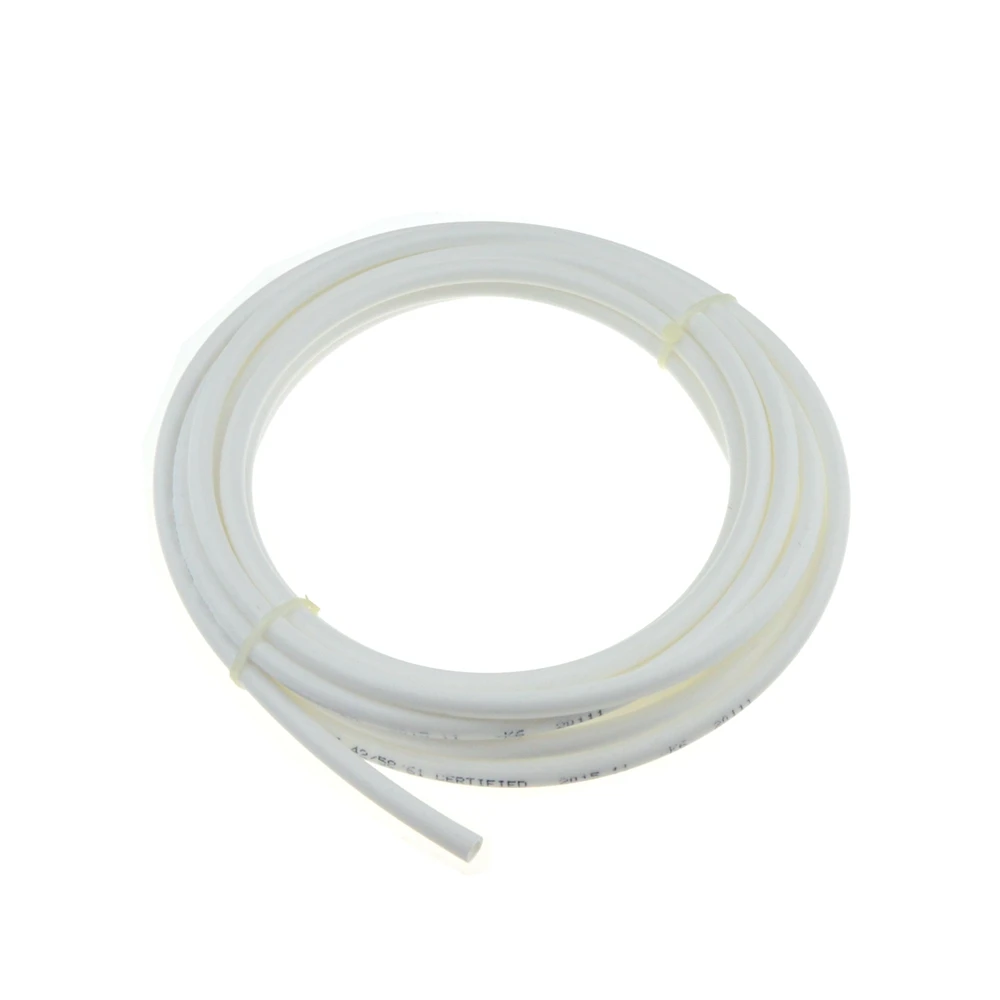 1 Meter RO Water 1/4" 3/8 Inch OD PE Hose Tubing White Flexible Pipe ...