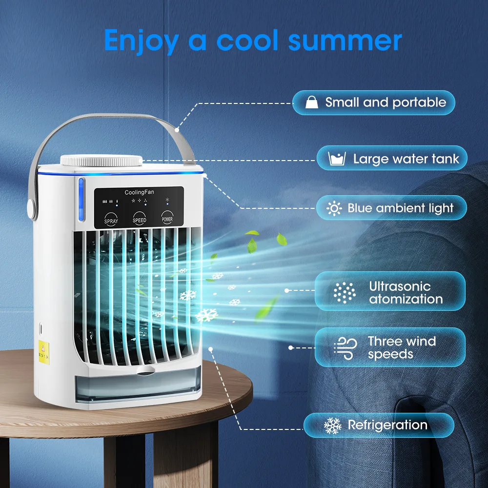 Portable-Air-Conditioner-Mini-Evaporative-Air-Cooler-Desk-Air ...