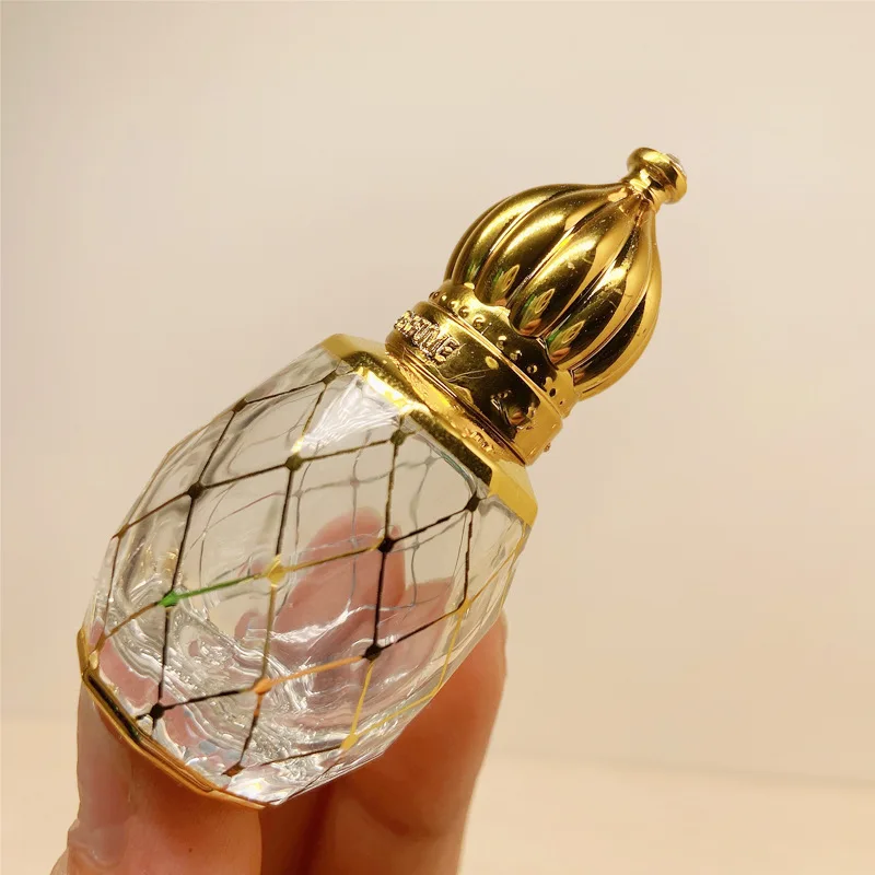 Roll-On-Bottle-8ml-Golden-Thin-Glass-Perfume-Bottle-Arab-Style-Vintage ...