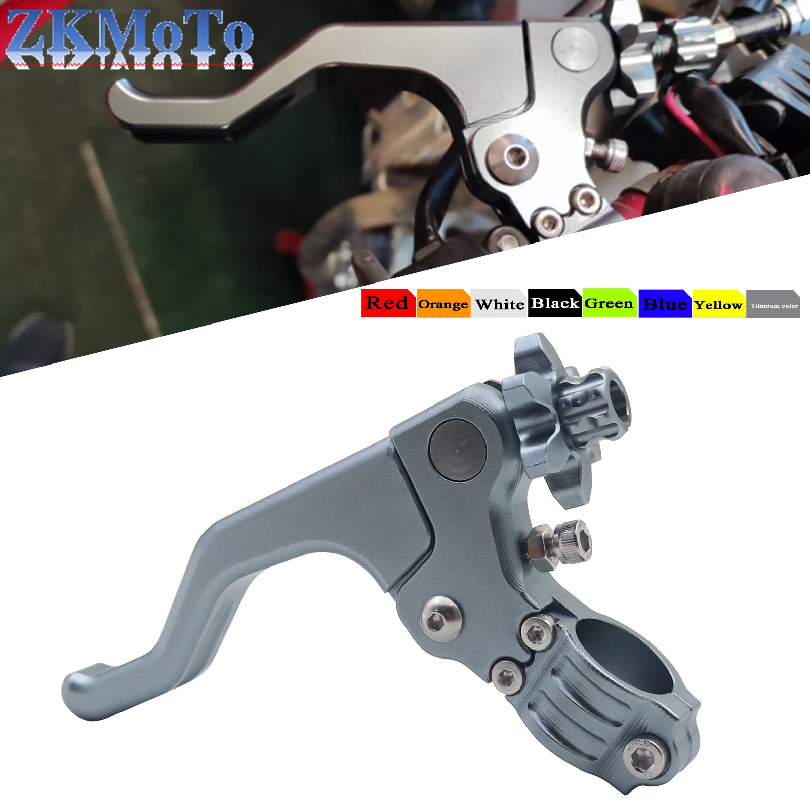 Motorcycle CNC Aluminum Clutch Lever 22mm Handlebar For KTM Honda ...