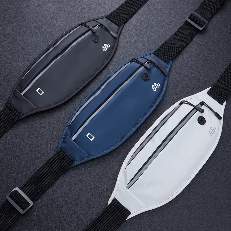 Reflective Running Mobile Phone Waist Bag Waterproof Invisible Pouch ...