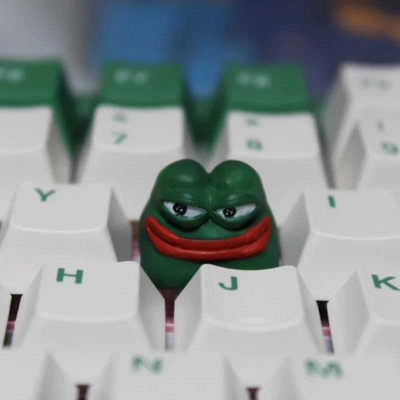 Sad-Frog-Keycap-Cute-Pepe-Artisan-Anime-KeyCaps-Custom-Resin-Original ...
