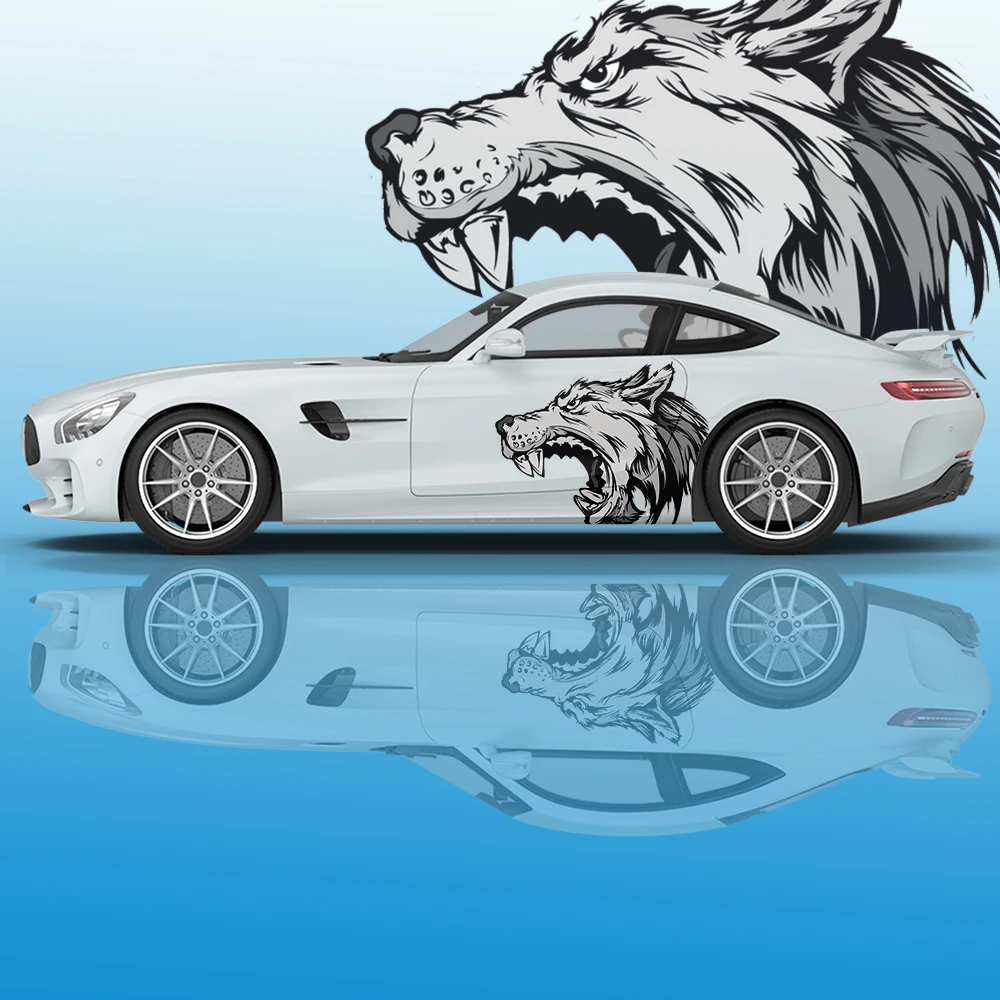 Drawing Of Wolf In Pain