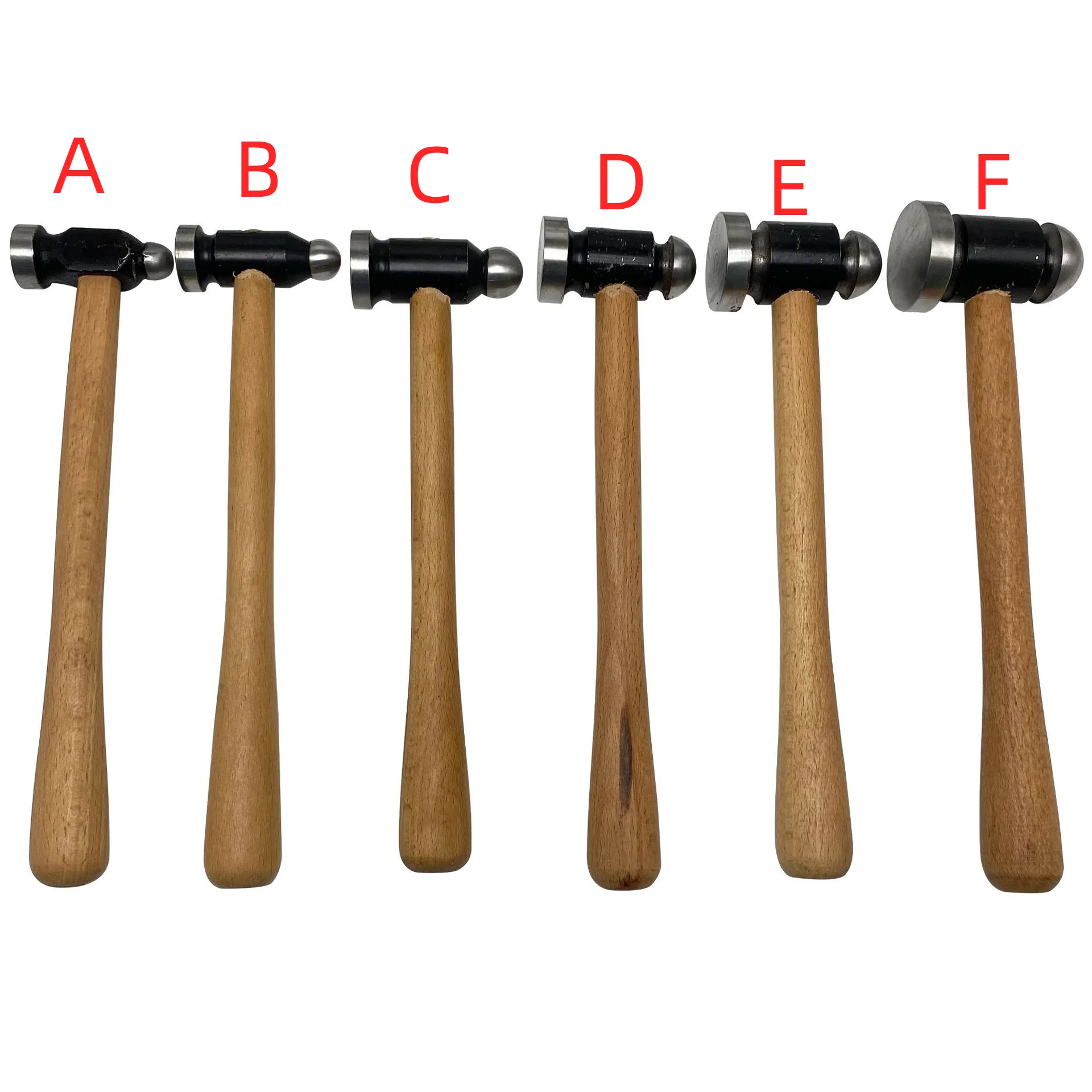 Double-Round-Head-Smooth-Planishing-Chasing-Hammer-Flat-Convex ...