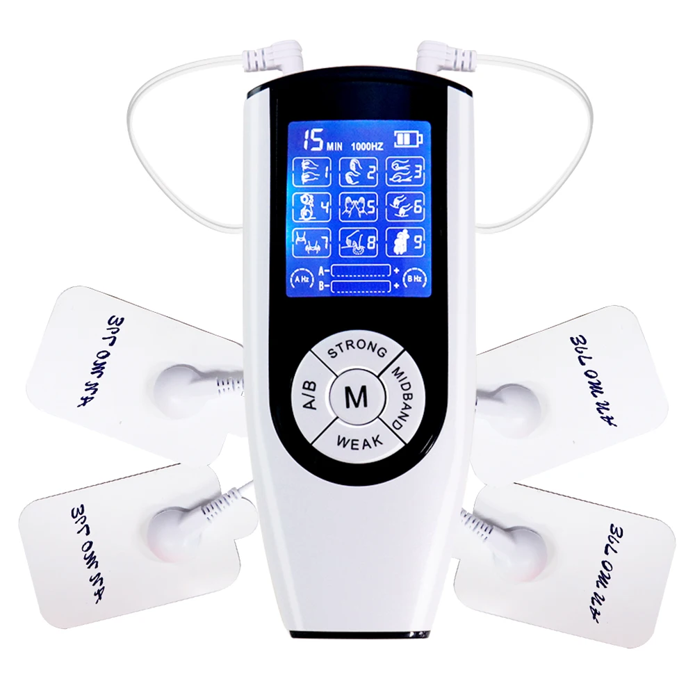 Tens-Machine-Muscle-Stimulator-9-Modes-Electric-EMS-Body-Massage ...