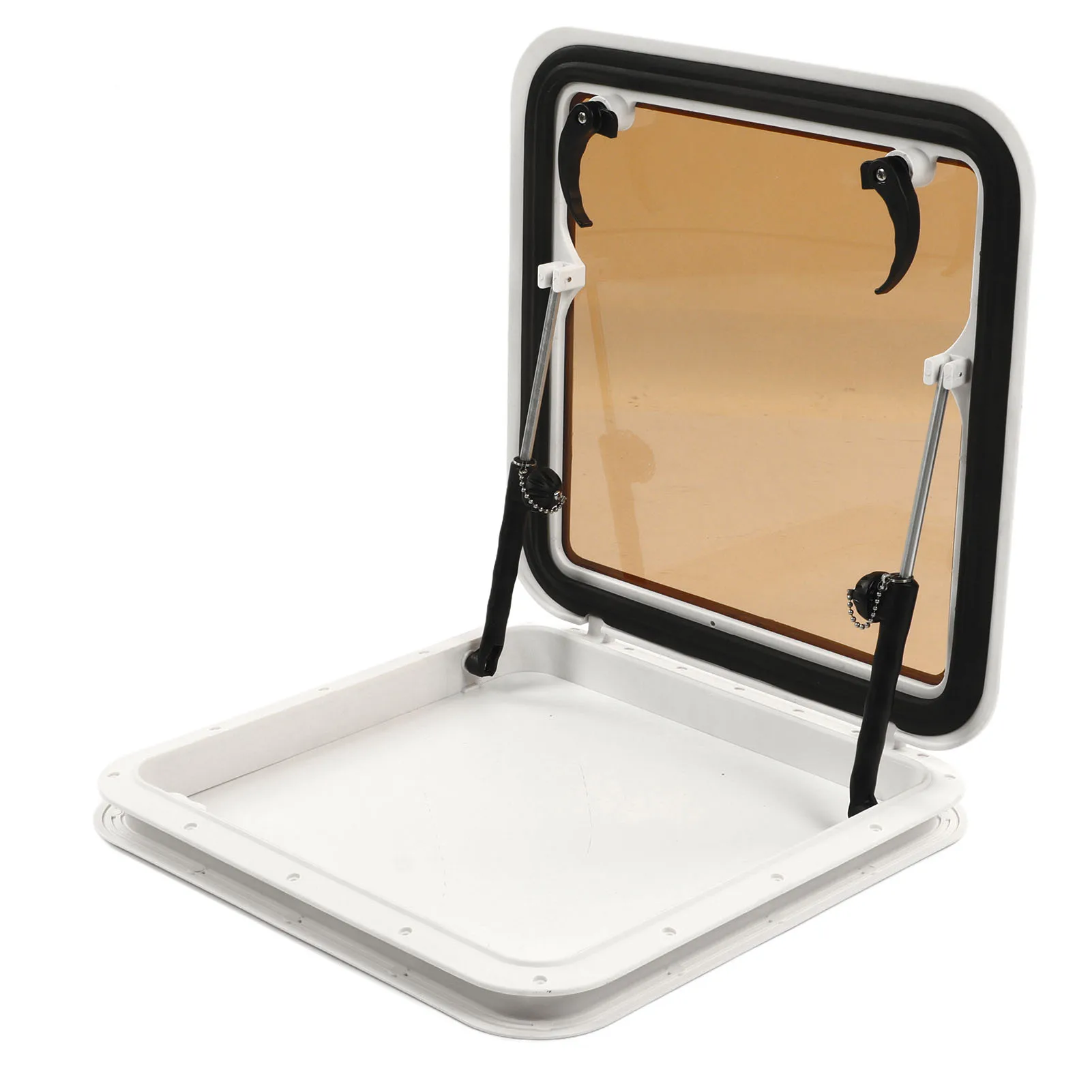 495x495mm Boat Portlight Window Square Push Out Deck Porthole Skylights ...