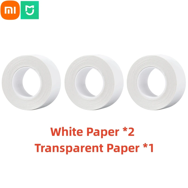 Original-Xiaomi-Mijia-Label-Paper-3-Rolls-Rubbing-Thermal-Printing ...