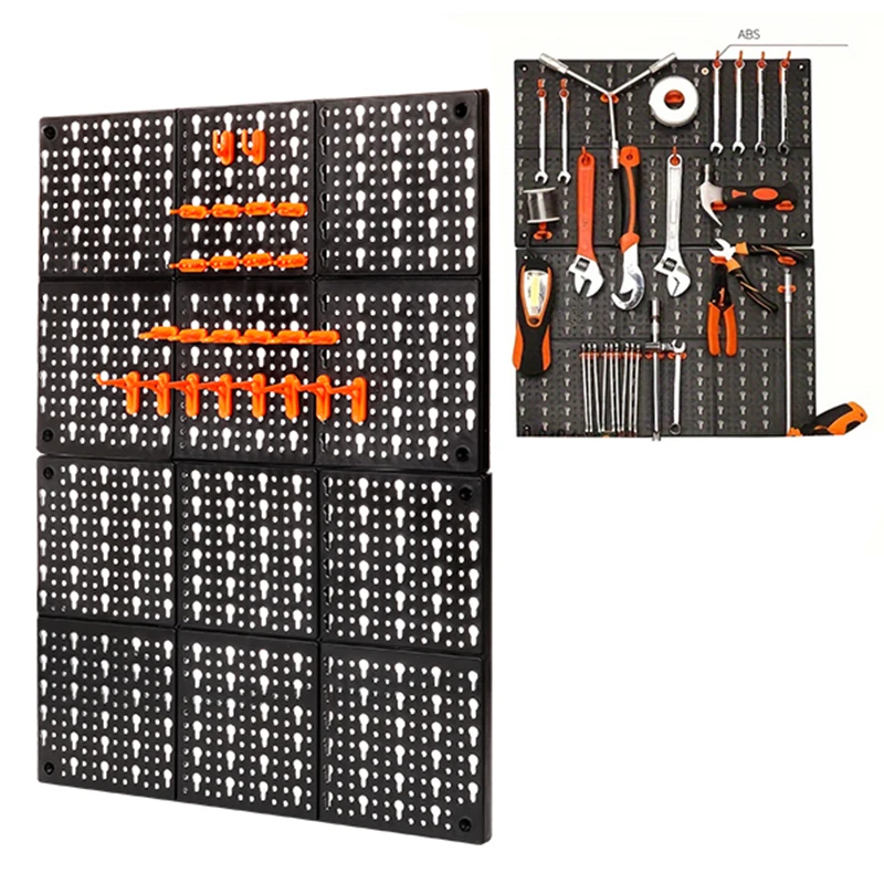 Hardware-Tool-Hanging-Board-ABS-Wall-mounted-Tool-Box-Parts-Storage-Box ...