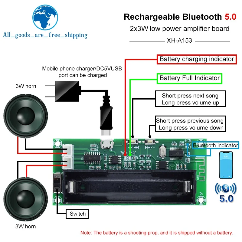 XH-A153-Lithium-Battery-Bluetooth-5-0-Dual-channel-2-Ch-Channel-Stereo ...