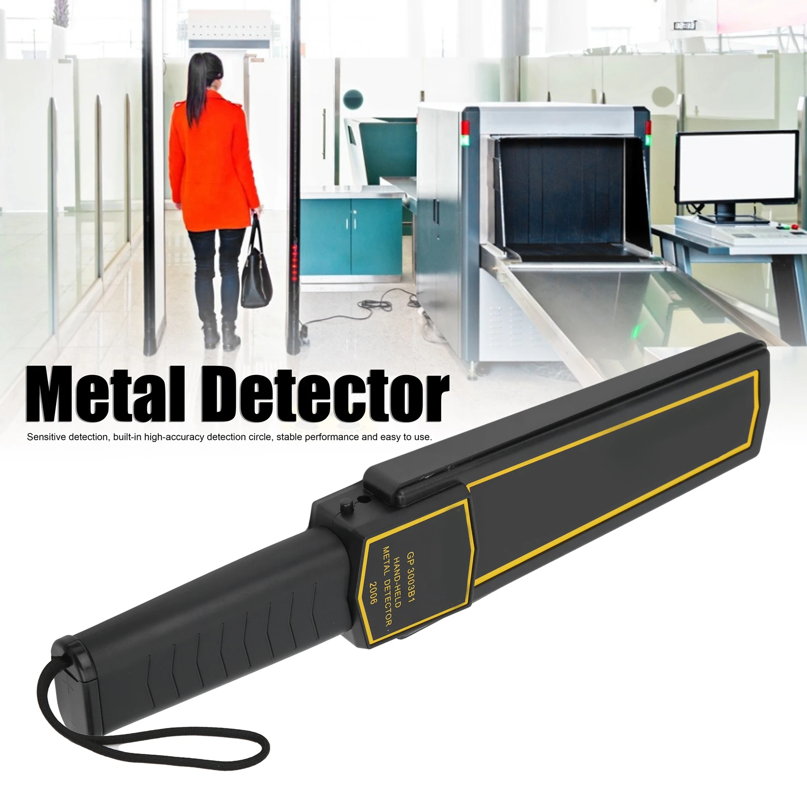 Portable Handheld Metal Detector Sensitive Security Inspection Scanner ...